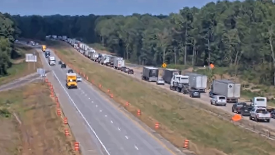 Accident along I-30 east near Haskell leaves traffic backed up | thv11.com