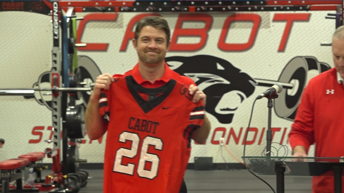 Cabot introduces new head football coach Lance Clark | thv11.com