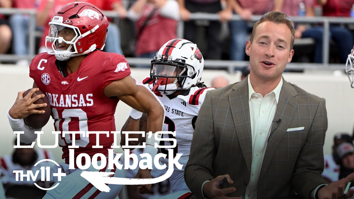 Razorbacks dominate A-State at War Memorial | Luttie's Lookback | thv11.com