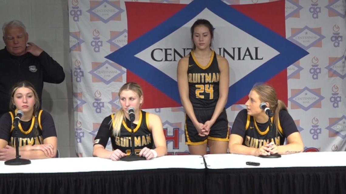 Quitman girls celebrate 66-57 state championship win over Sloan-Hendrix ...
