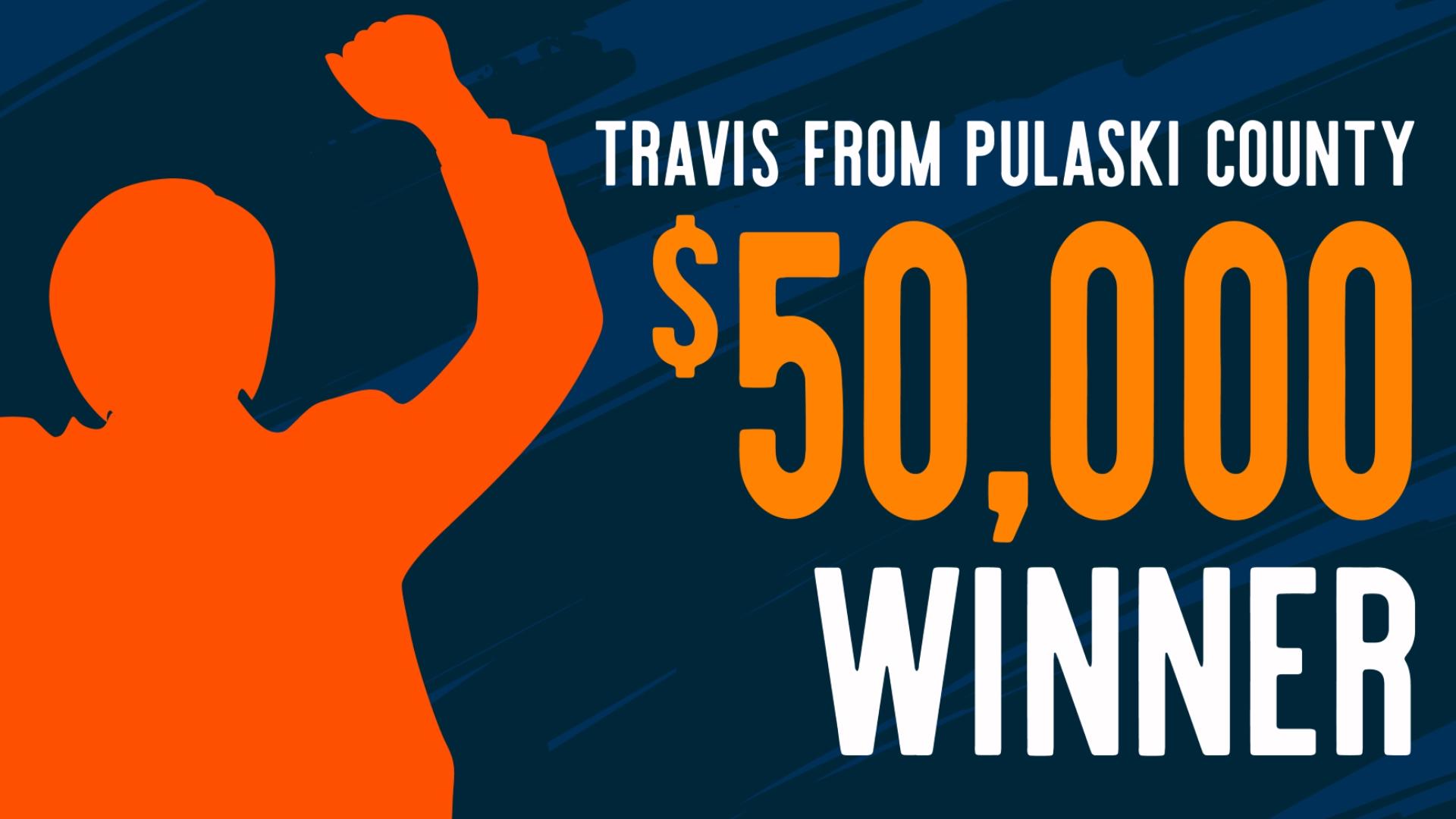 Arkansas man wins $50K prize for second time in a month | thv11.com