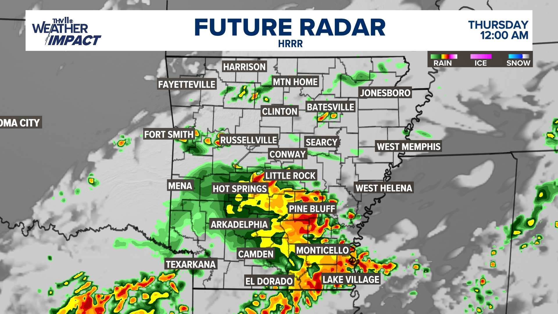 Arkansas to see heavy rainfall that could cause flash flooding | thv11.com