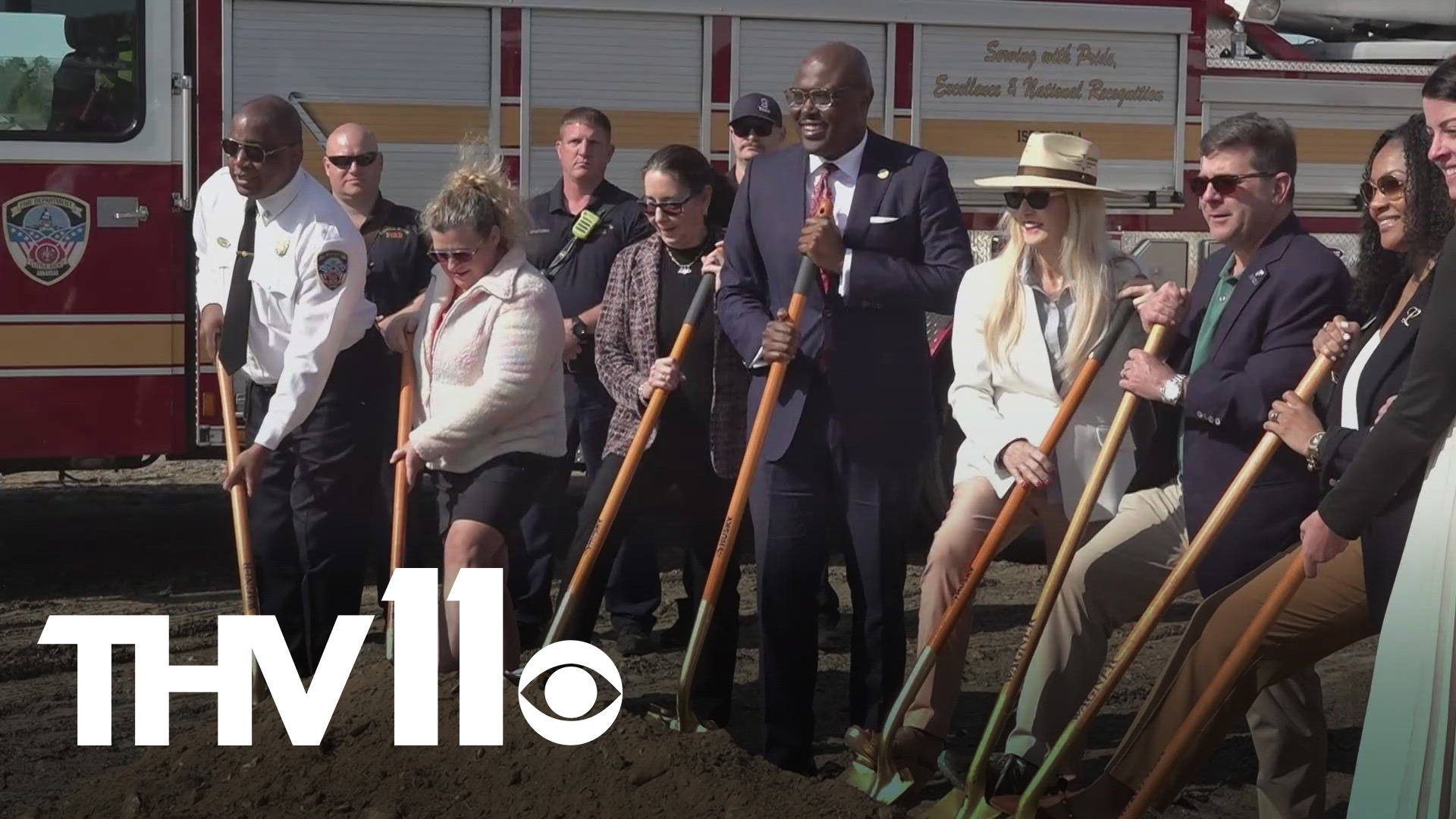 Little Rock breaks ground on new Fire Station 9 two years after tornado ...