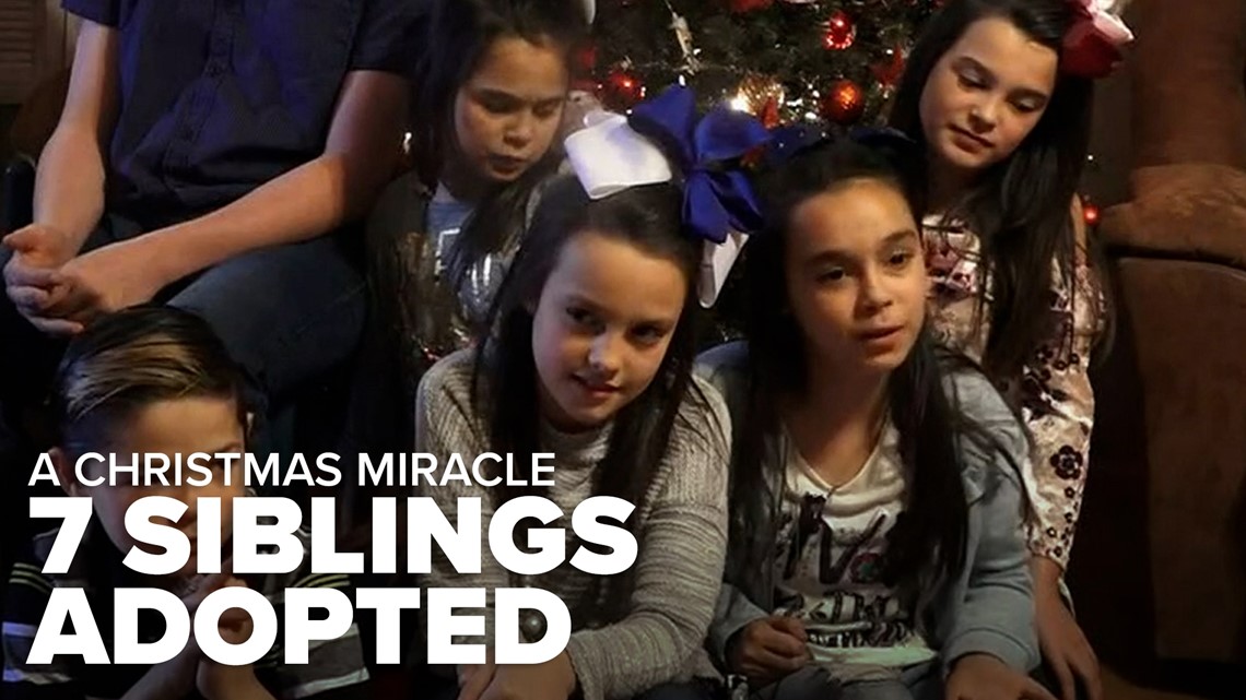 A Christmas Miracle | 7 siblings adopted by Arkansas couple | thv11.com
