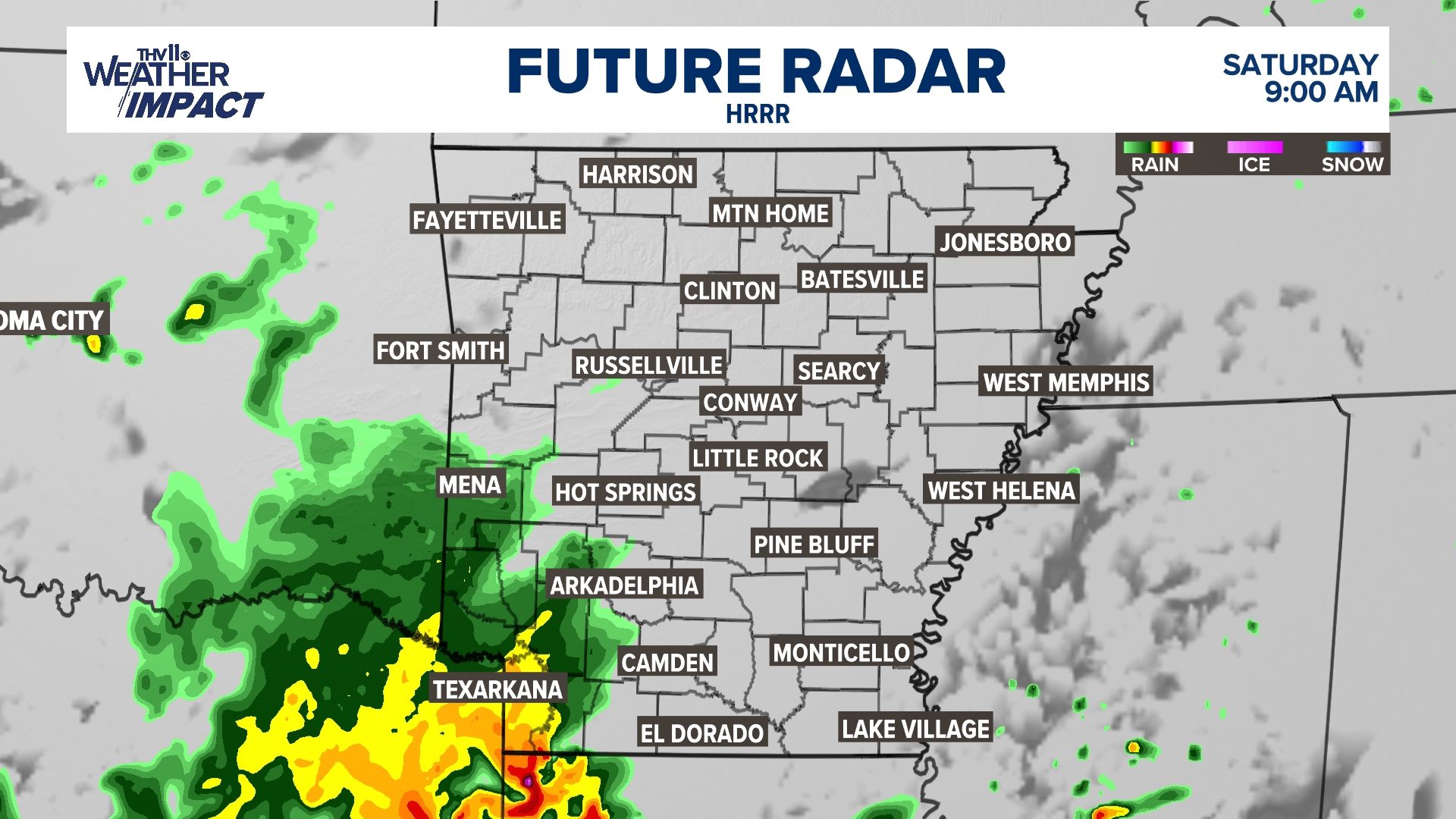 Arkansas to see threat of strong storms on Saturday | thv11.com