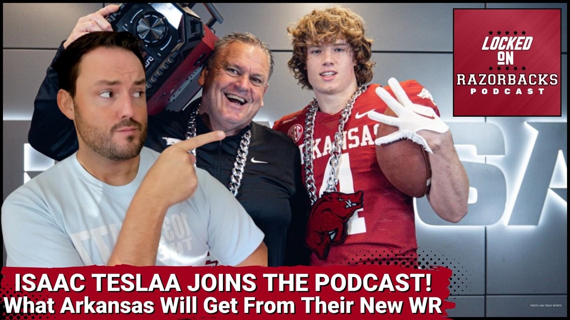 New Arkansas WR Isaac TeSlaa knows he can big time player | Locked On ...