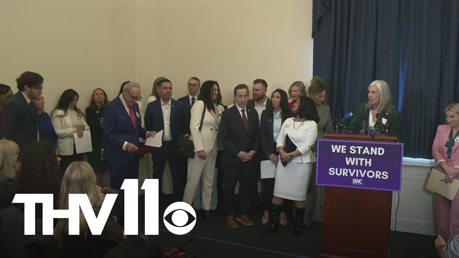 Many calling for release of unredacted Epstein files | thv11.com