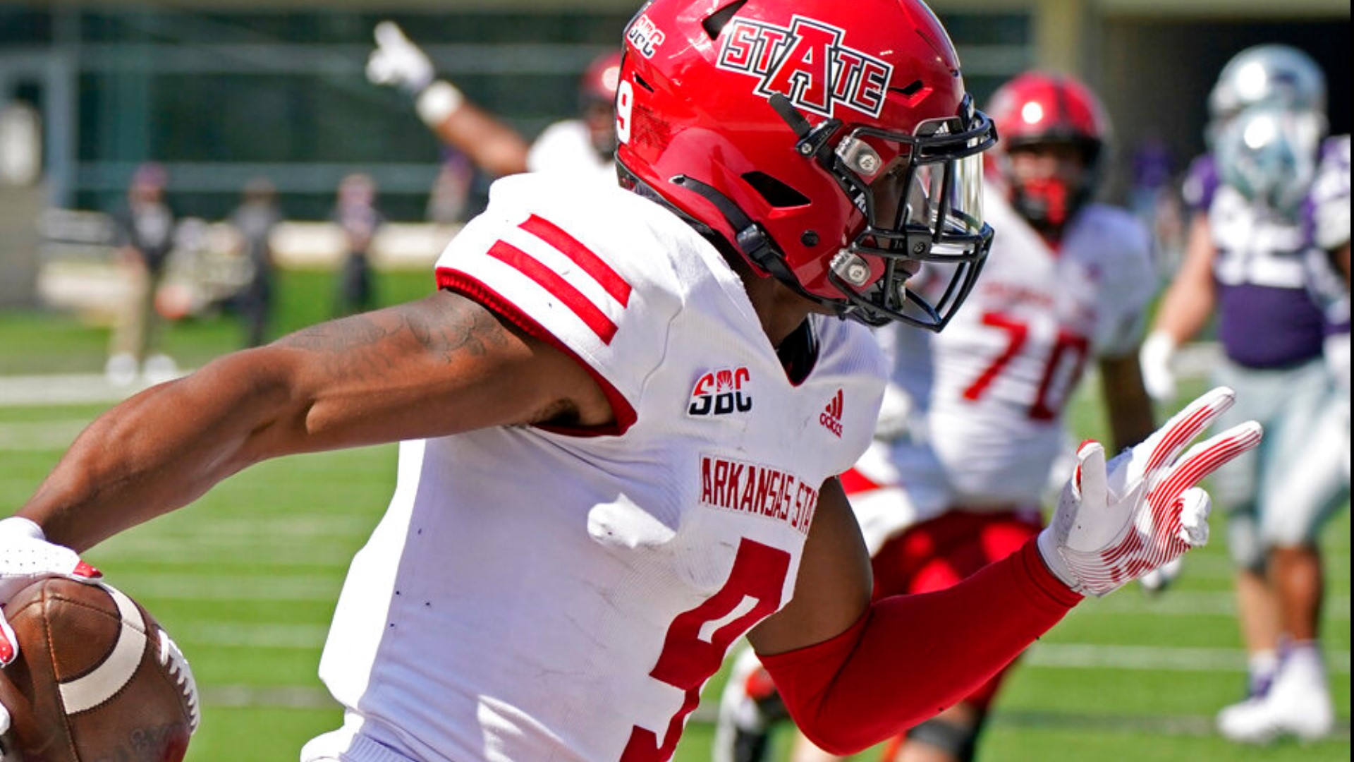 A-State’s Adams Jr. named Biletnikoff Award Semifinalist | thv11.com