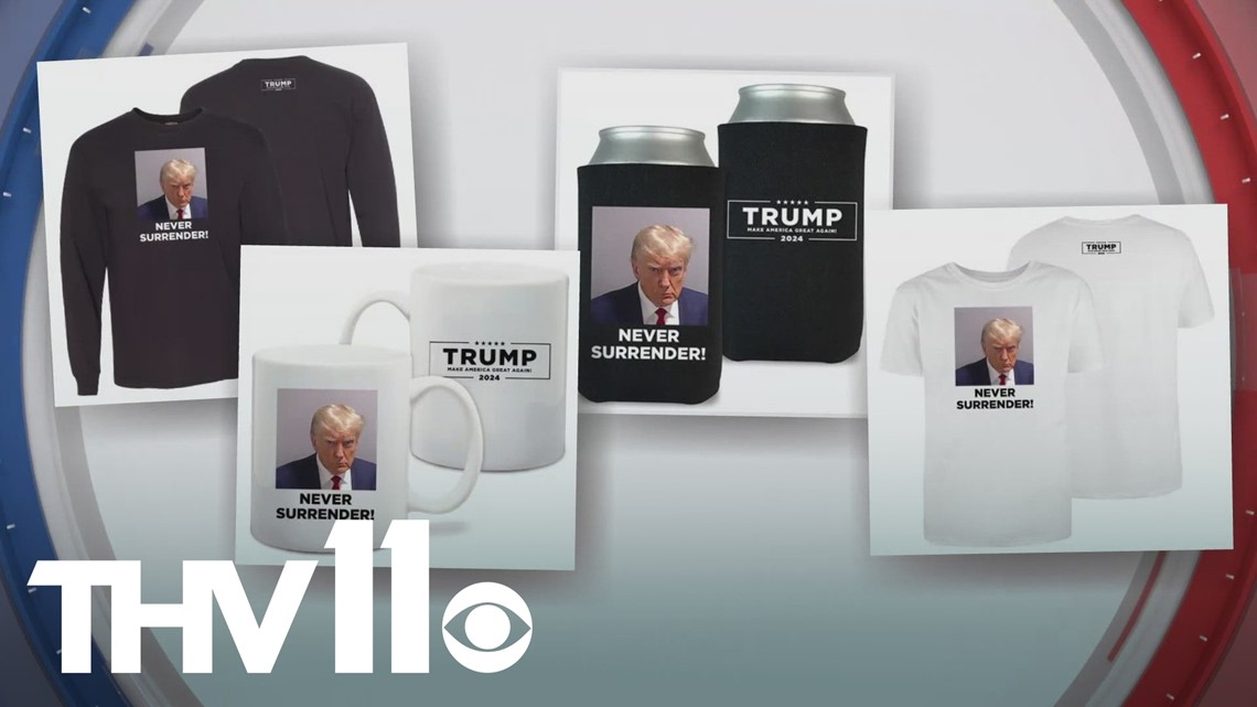 Trump campaign releases mugshot merchandise | thv11.com