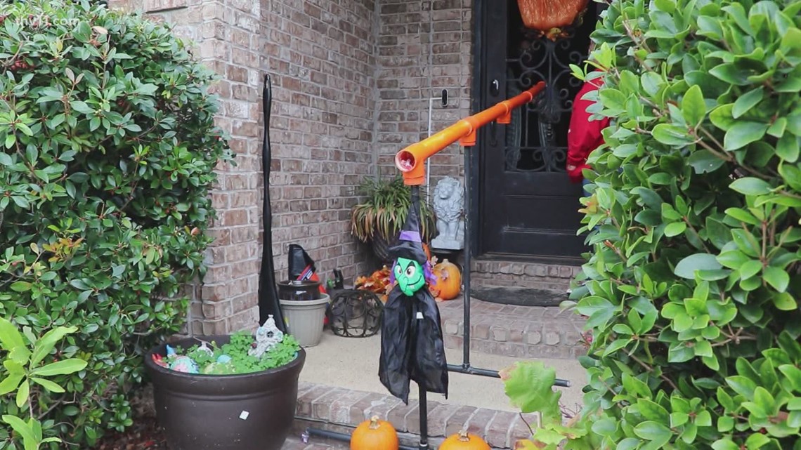 Arkansas mom creates candy chutes for a safe trick-or-treating | thv11.com