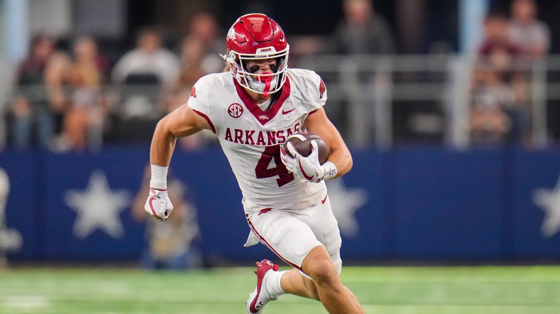 Former Razorback Isaac TeSlaa drafted 70th overall by Detriot Lions ...