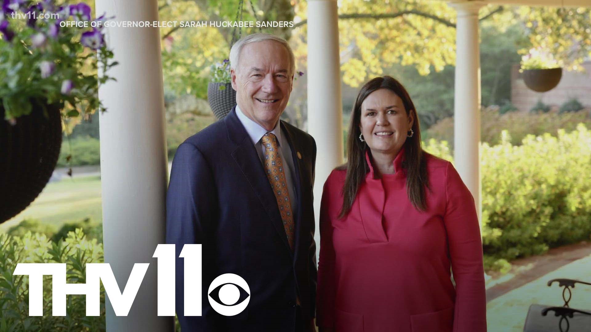 Gov Asa Hutchinson Congratulates Sarah Huckabee Sanders
