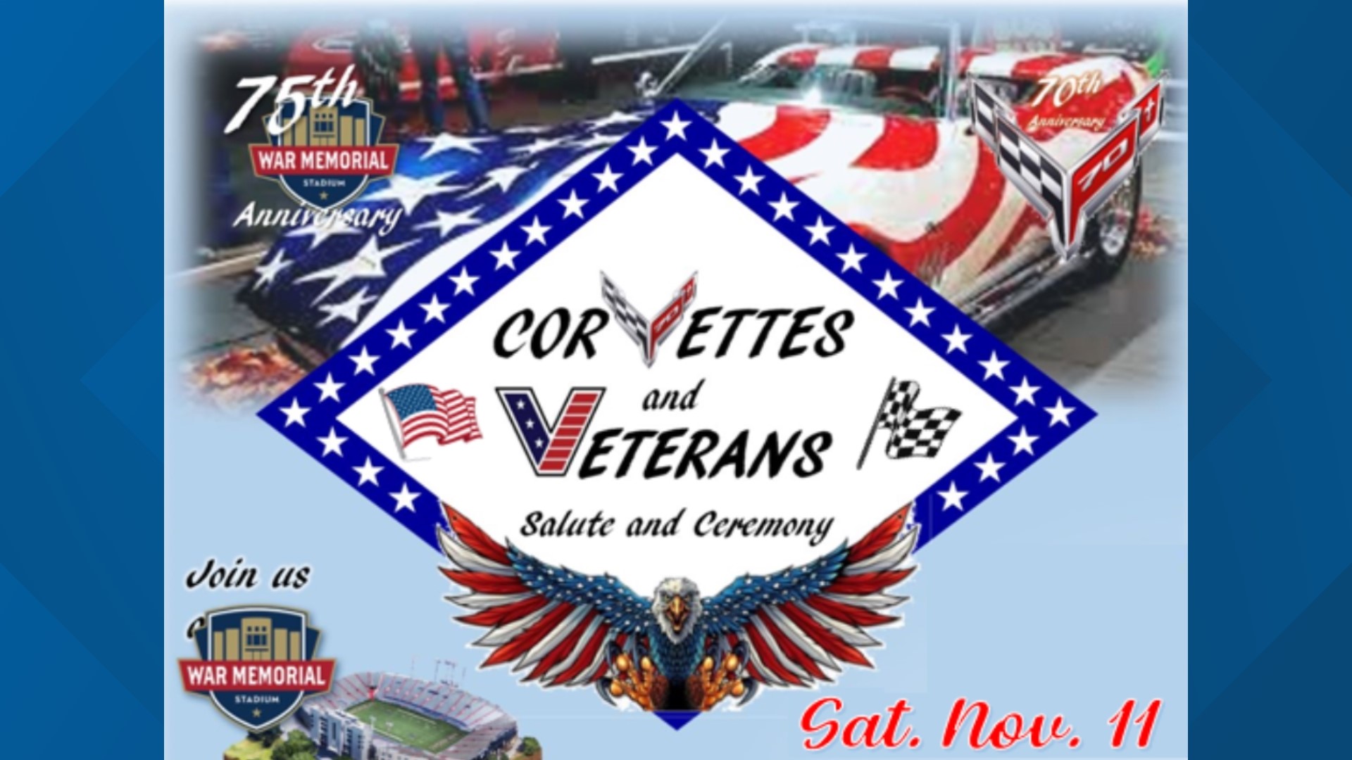 War Memorial Stadium celebrating Veterans Day with event | thv11.com