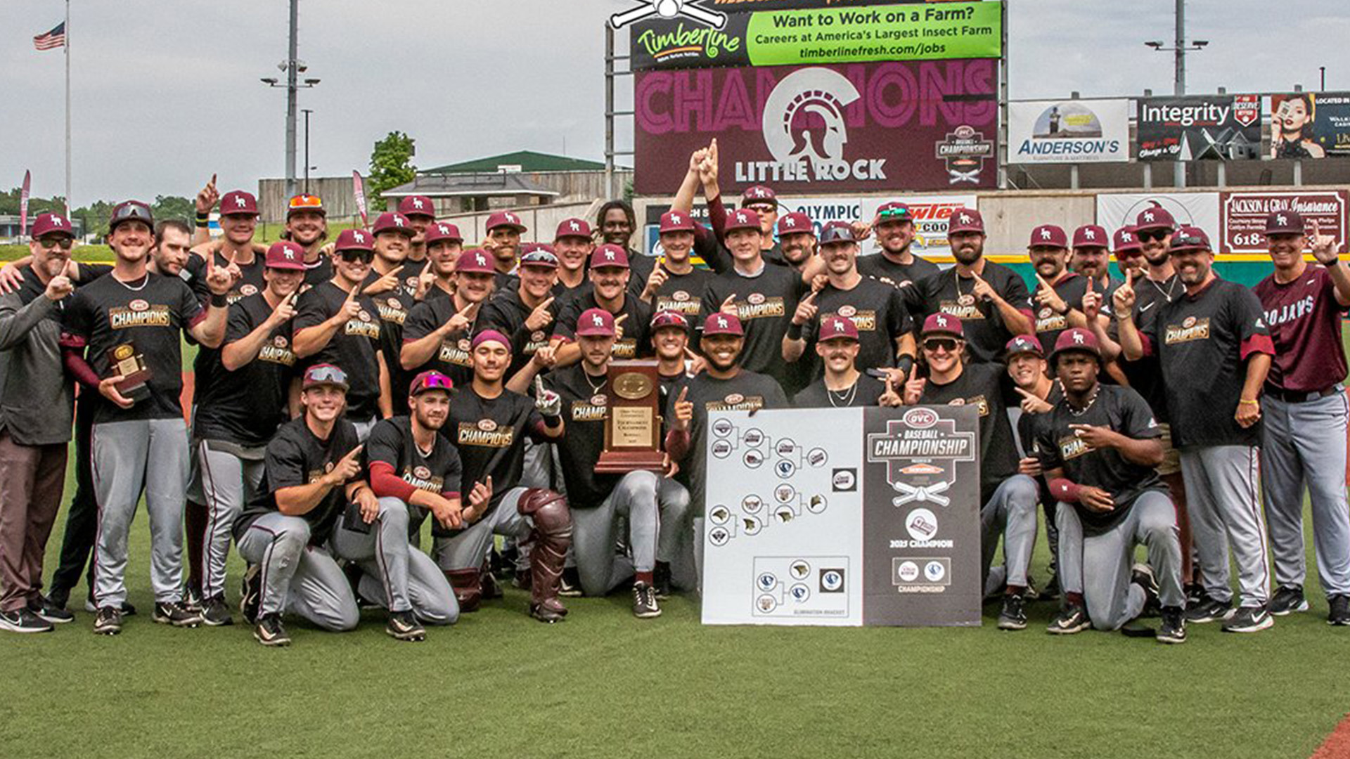 Little Rock baseball heads to NCAA Tournament after OVC Tournament win ...