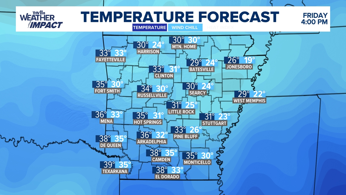 Snow & ice may impact Arkansas next week | Weather Impact Alert | thv11.com