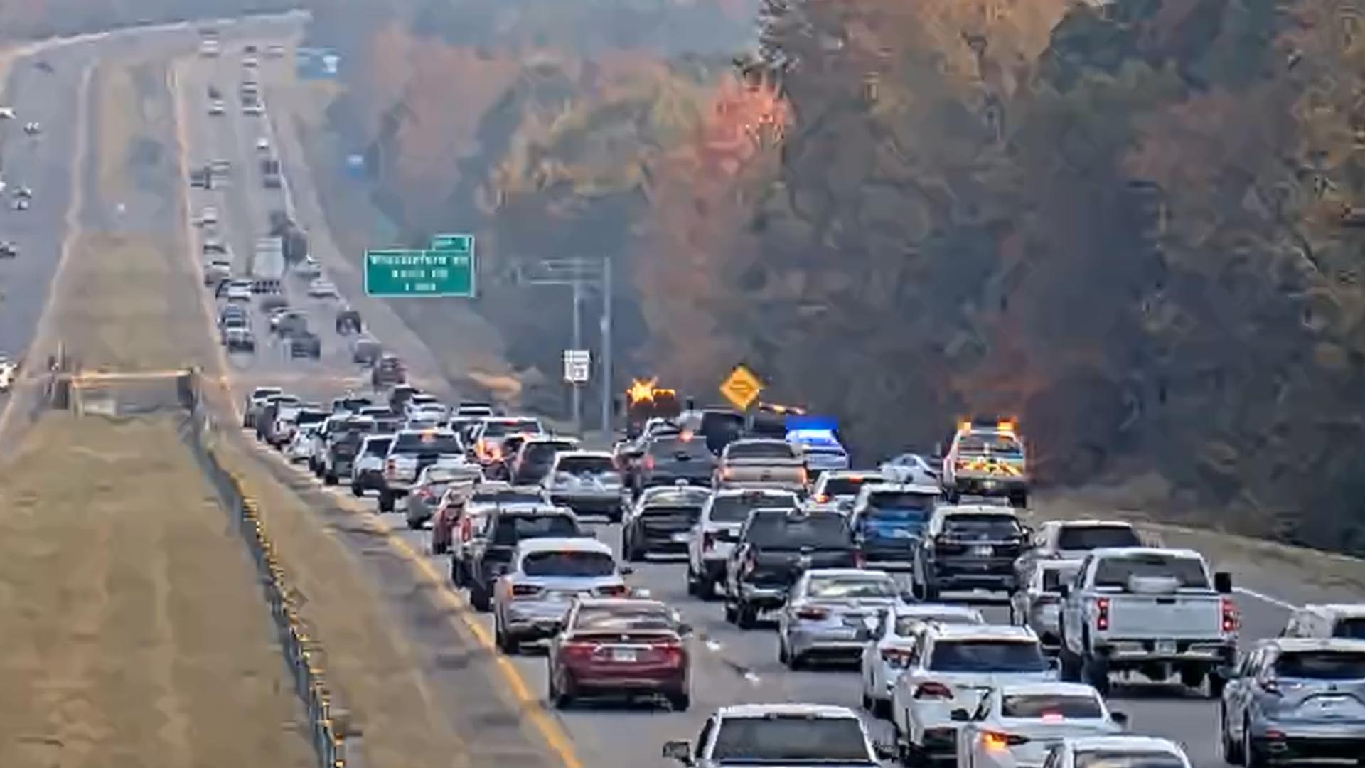 Accident caused traffic on I-430 in Little Rock now | thv11.com