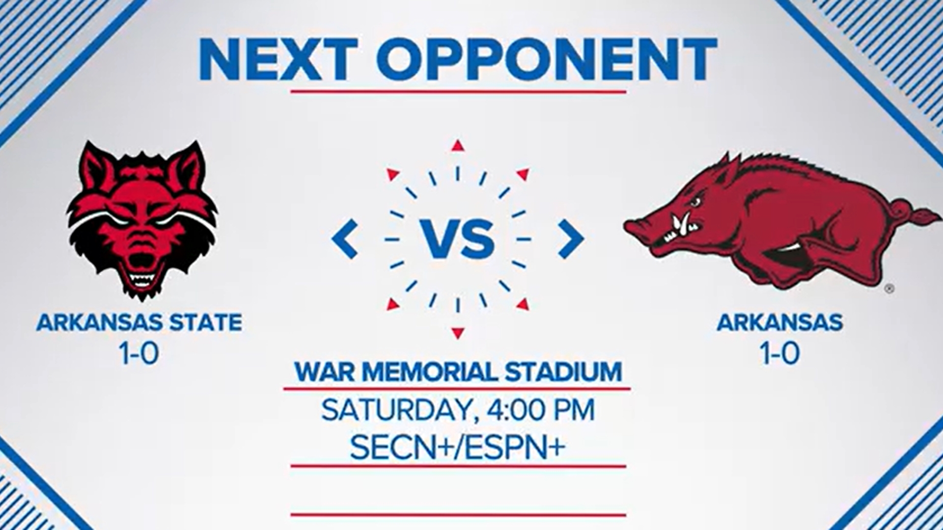 How to watch Arkansas Razorbacks vs. A-State game | thv11.com