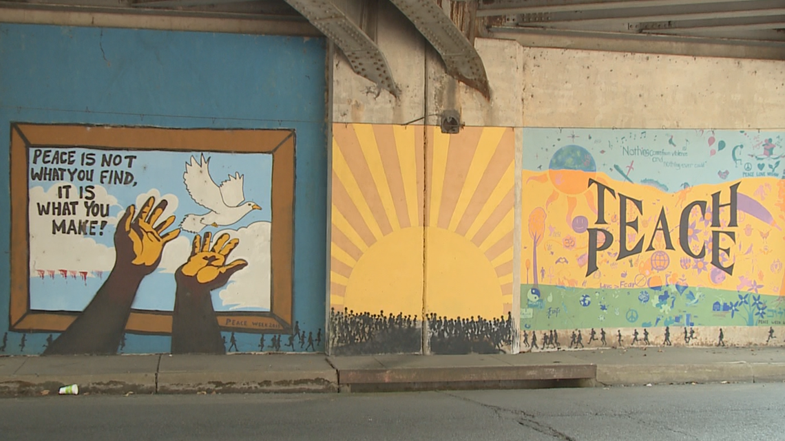 Artist expands peace and civil rights mural in Little Rock on 7th ...