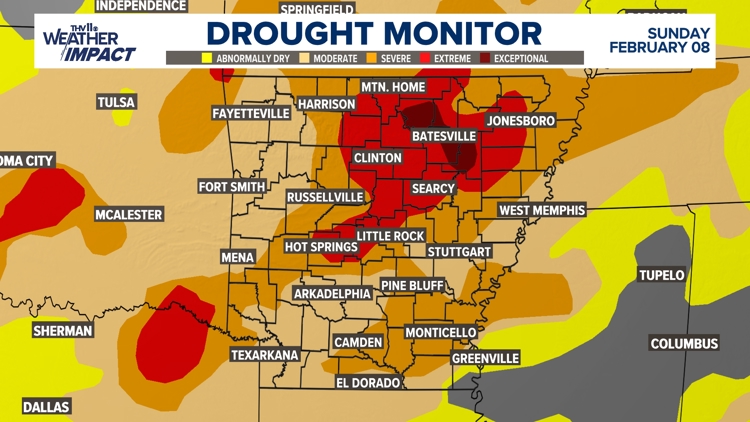 Spring-like conditions, multiple rounds of rain to impact the state ...