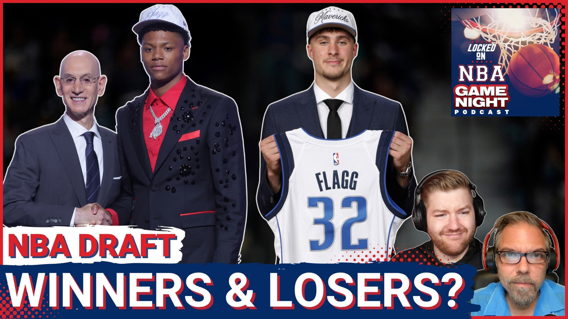 GAME NIGHT: NBA Draft WINNERS & LOSERS | Mavs LAND Flagg | Jazz GAMBLE ...