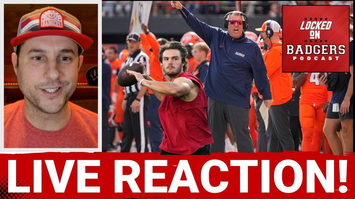 LIVE REACTION | Wisconsin Badgers football REACTION after the Illinois ...