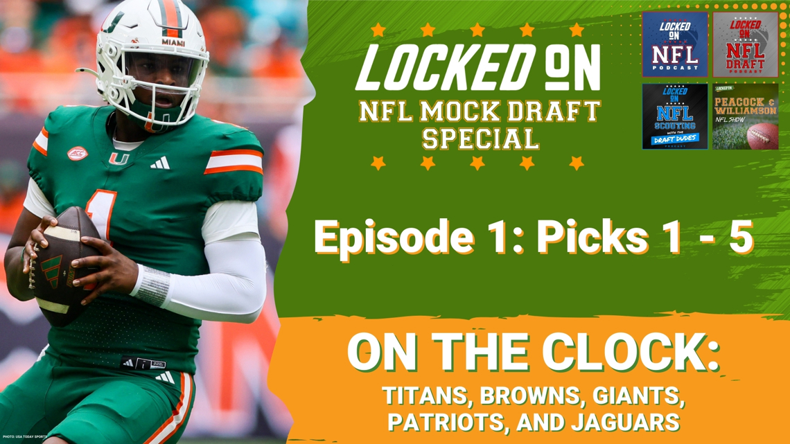 NFL Mock Draft: Cam Ward, Shedeur Sanders Top-5 | Titans, Browns ...