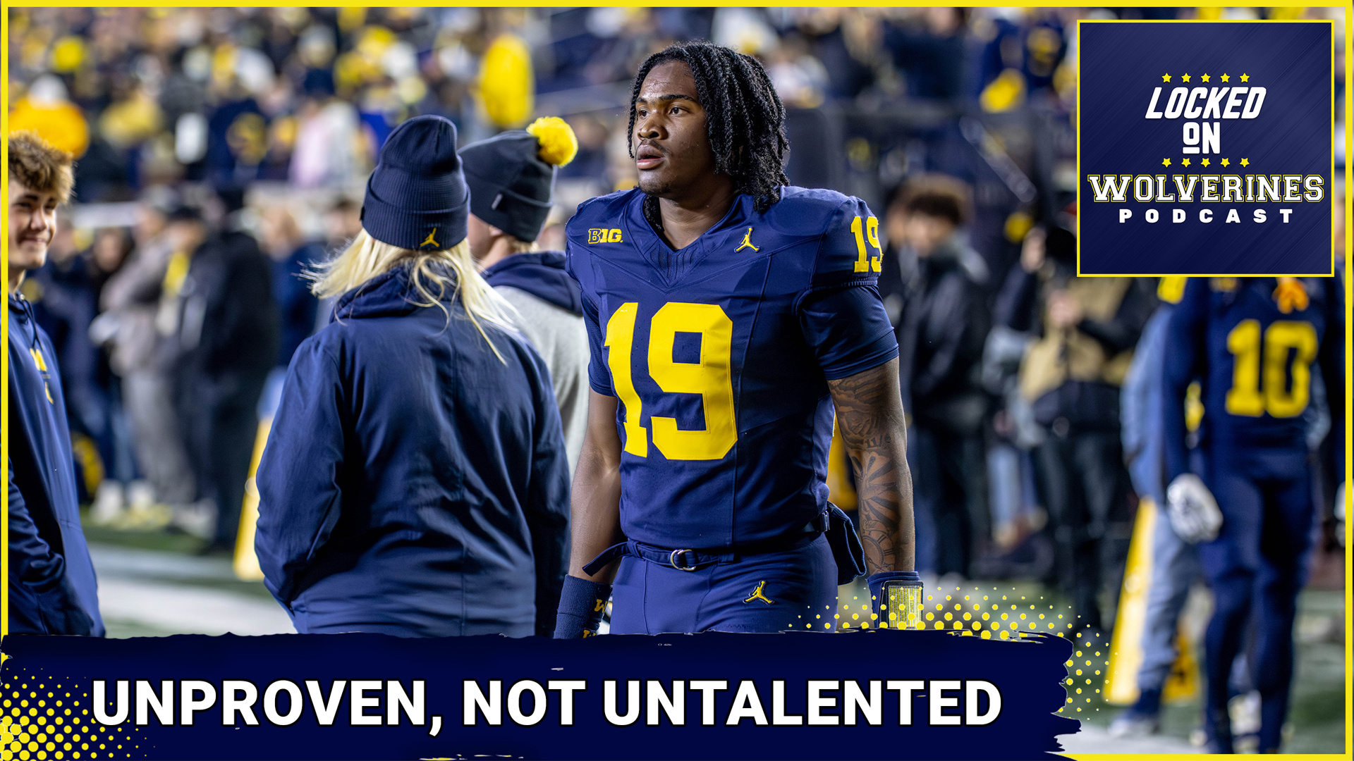 Breakthrough: Michigan Wolverines Bryce Underwood, Jordan Marshall and ...