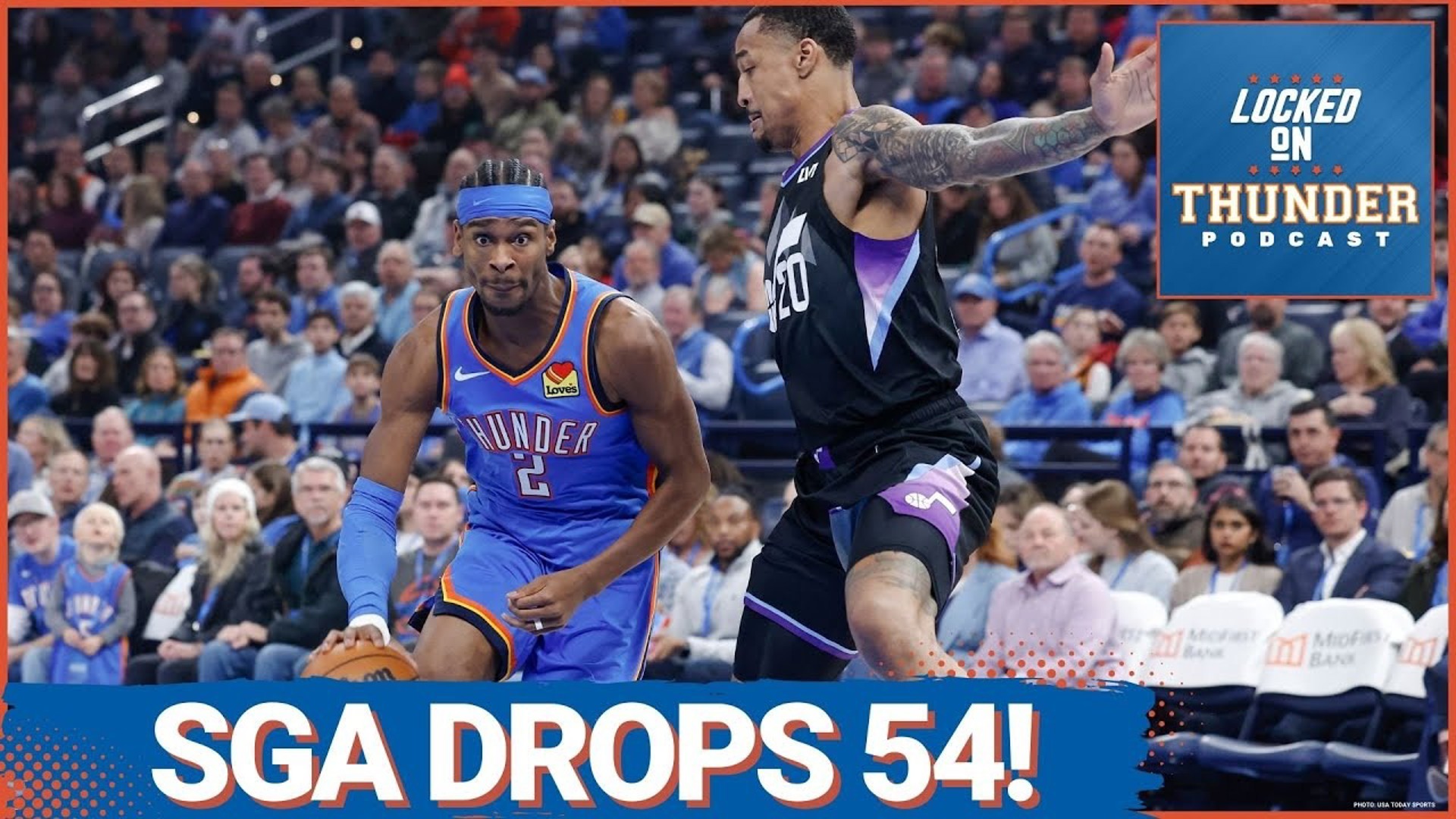 Shai Gilgeous Alexander Drops 54! Thunder Beat Jazz, Dallas Next | thv11.com
