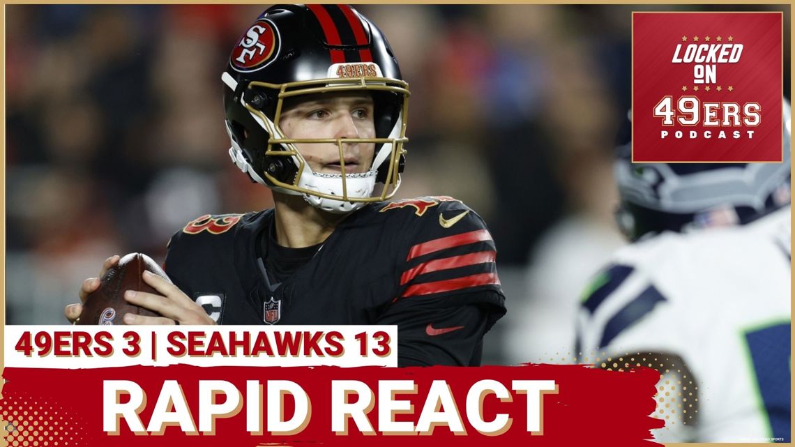 RAPID REACT: 49ers Offensive BLACKOUT in 13-3 Loss vs NFC West Champion ...