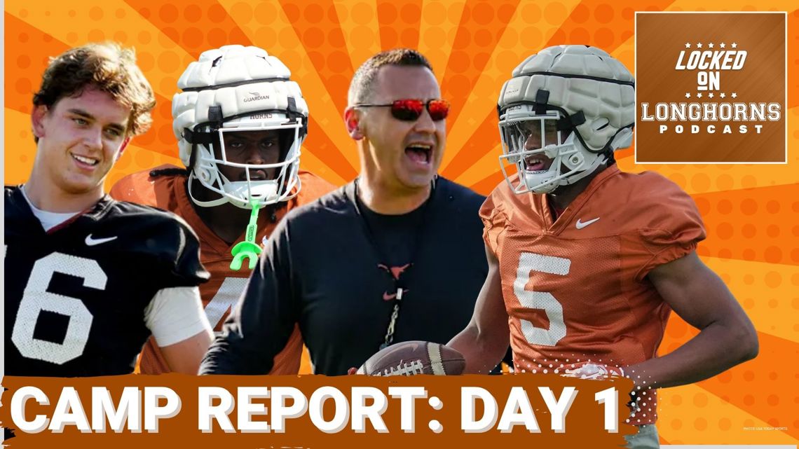 REACTION: BIG Texas Football Takeaways from DAY ONE of Fall Camp | CJ ...