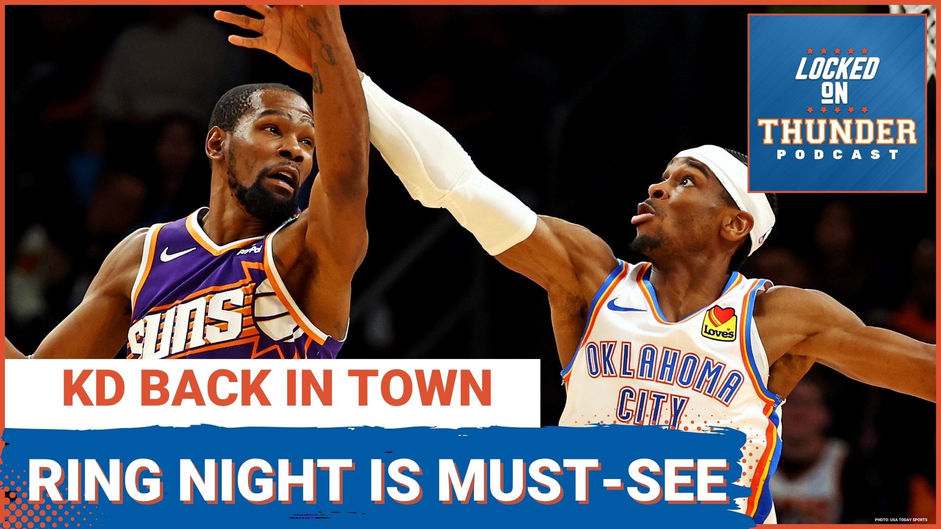 Kevin Durant BACK in OKC for RING NIGHT | OKC Thunder Return to ...