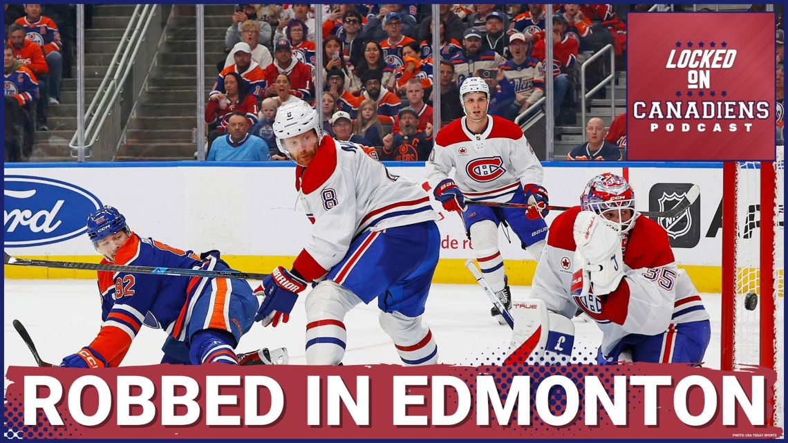 Habs Get EMBARRASSING Officiating in Edmonton Despite Strong Effort ...
