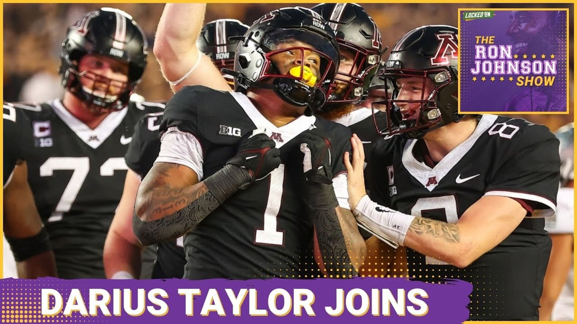 Minnesota Gophers STAR RB Darius Taylor Hangs Out With Ron Johnson ...