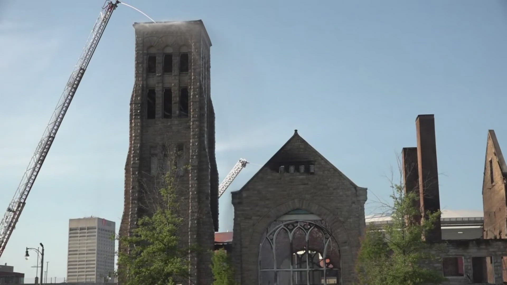 Fire occurs at Historic Clayborn Temple in Memphis, TN | thv11.com