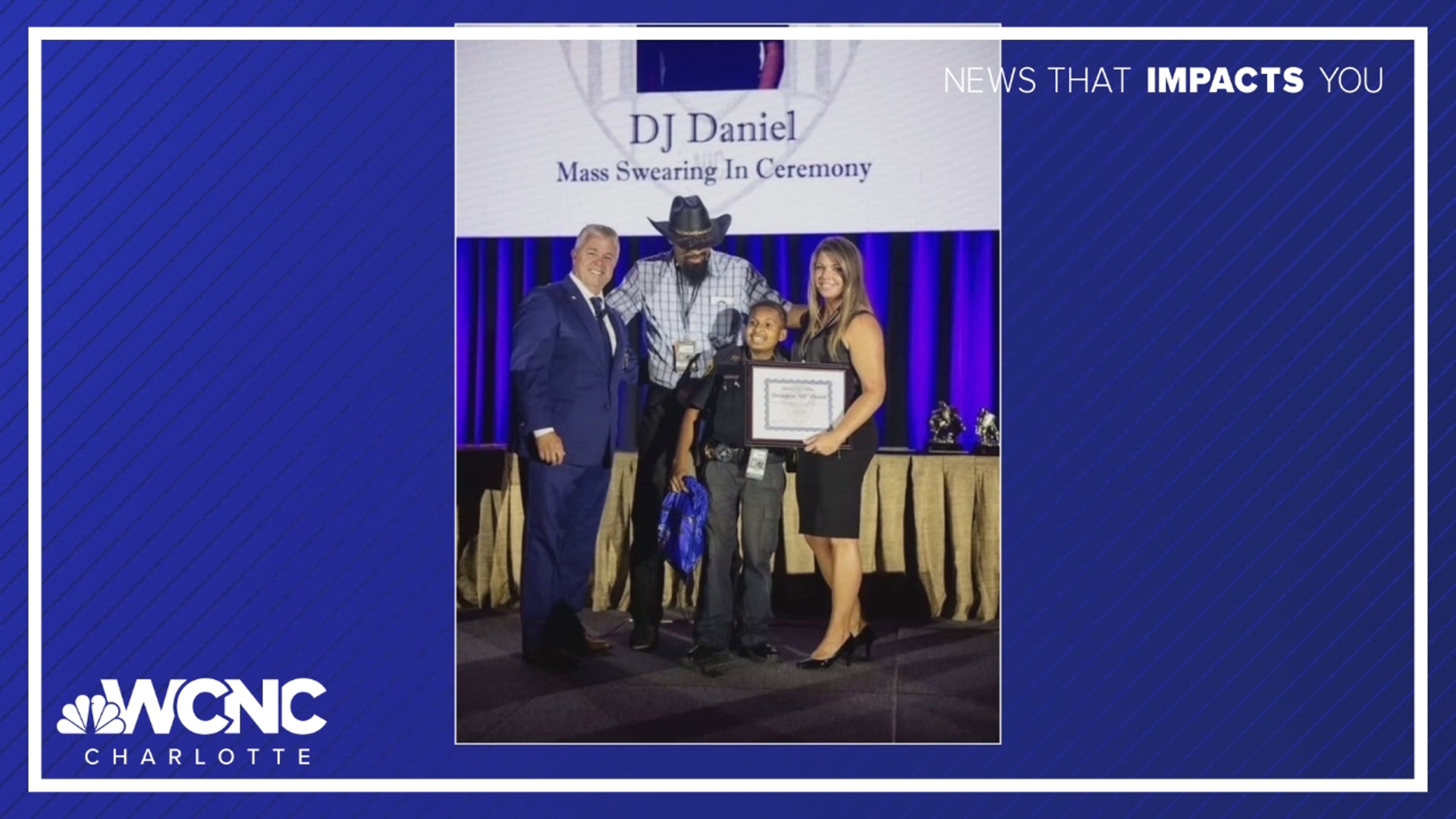 Young man defies terminal diagnosis, achieves police officer dream ...