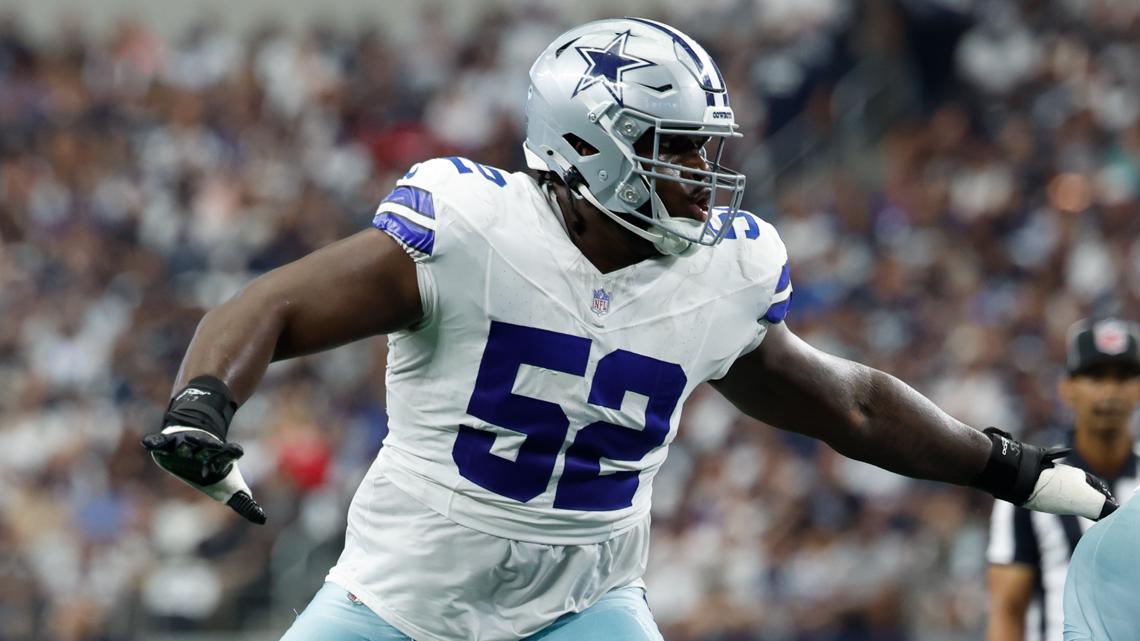 Tyler Booker, Dallas Cowboys rookie lineman, could be out 4-6 weeks ...