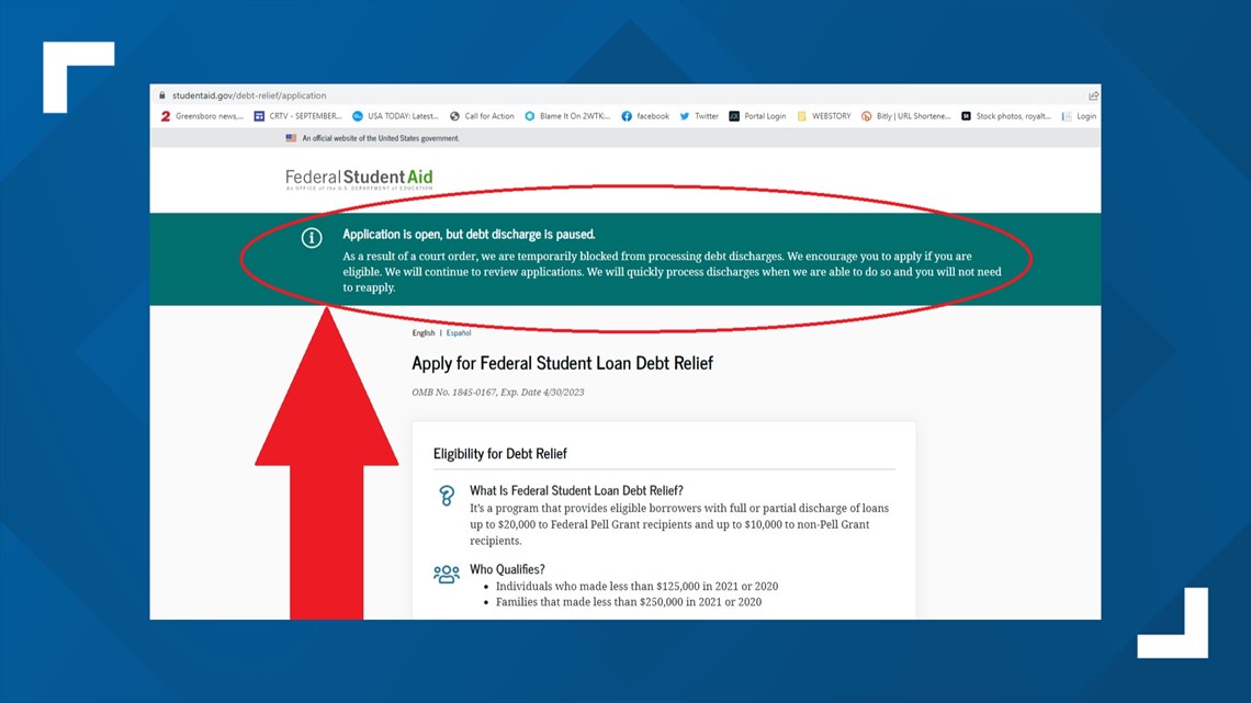 Student debt loan forgiveness applications still being taken | thv11.com