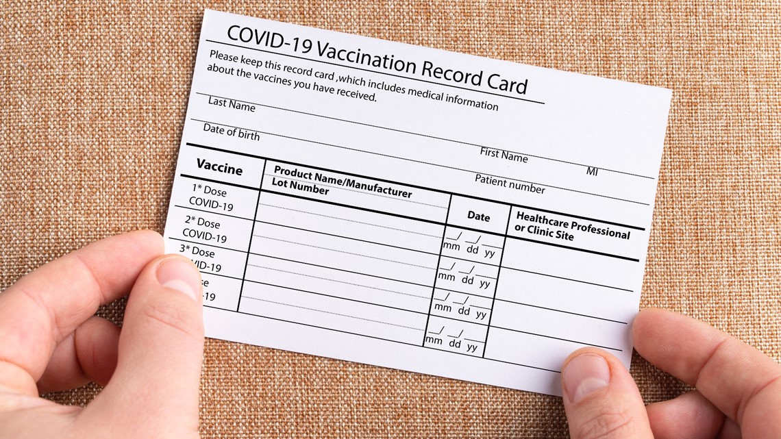 CDC coronavirus vaccine card: What you need to know | thv11.com