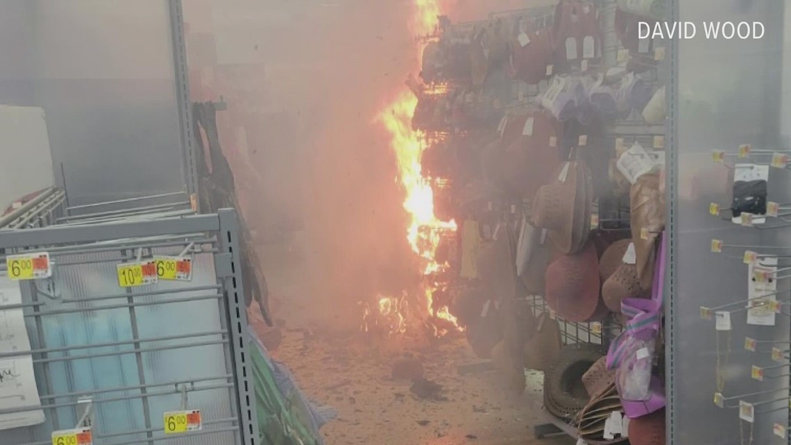 Video shows 'suspicious' fire that shut down Harahan Walmart | thv11.com