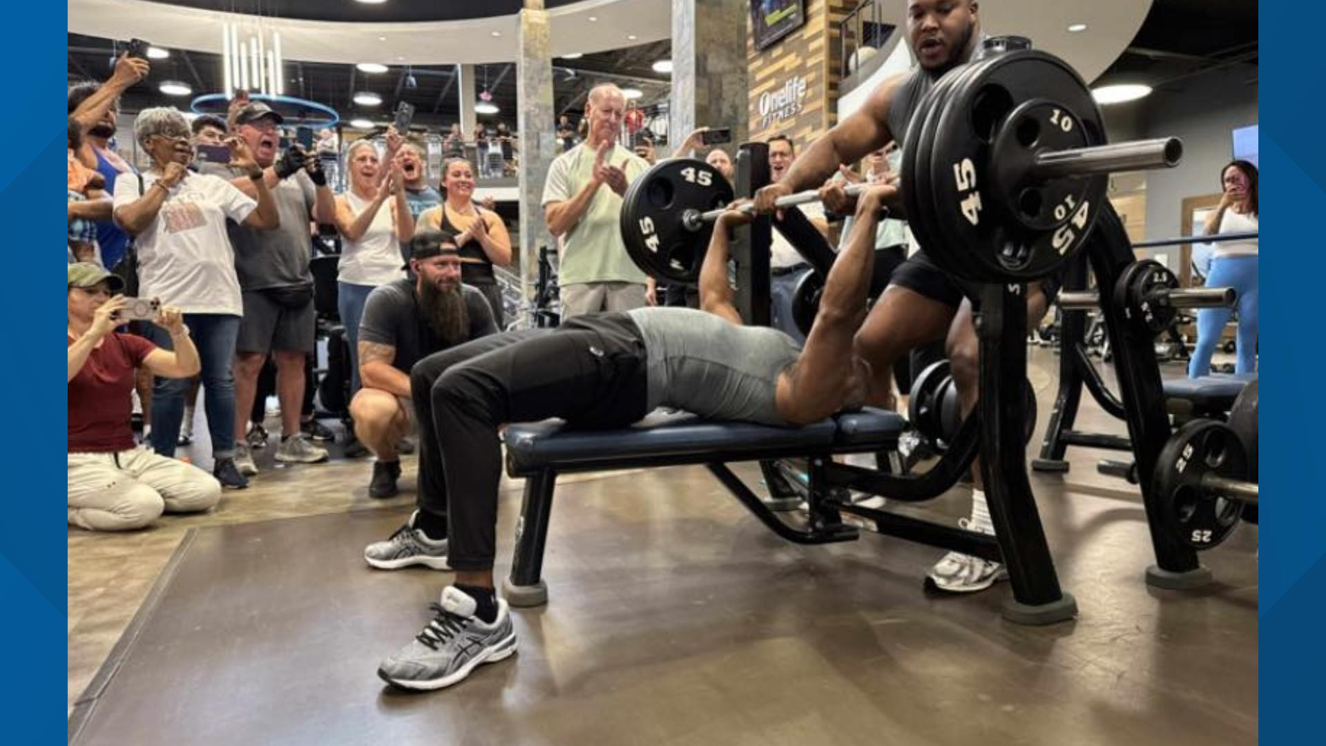 71-year-old sets World Record for bench press achievement | thv11.com